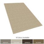 Milliken Modern Brushed Linen Rug – 3/8" Thick, 40 oz