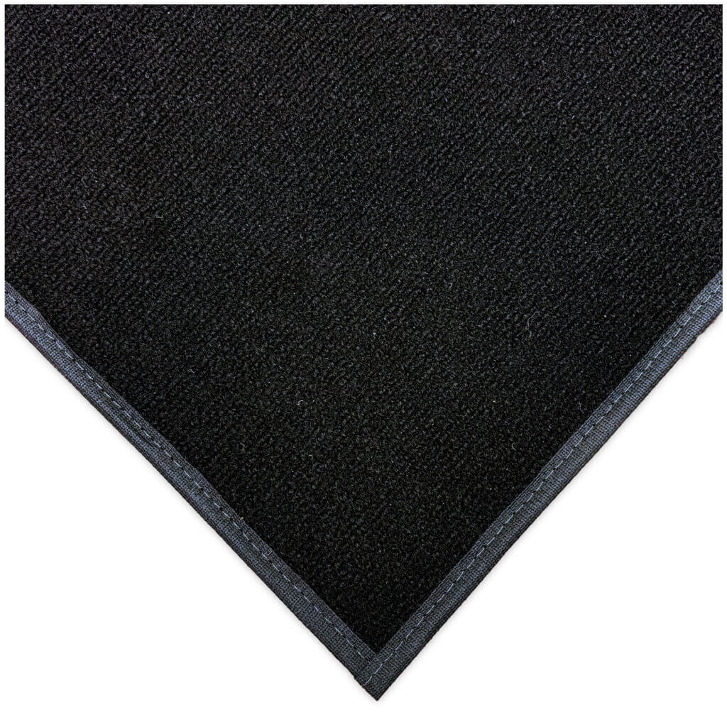Grey Black Economical Grass Turf | Indoor-Outdoor Area Rug Carpet
